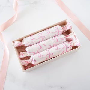 Pink Ribbon Bow Deli Paper | 25/50 Sheets | 21 Cm X 30 Cm | Food ...