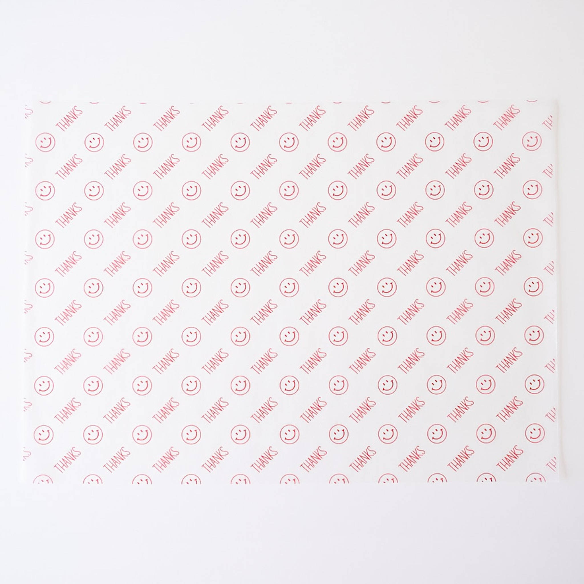 Red/clear Smile Deli Paper | 50 Sheets | 35 Cm X 25 Cm Parchment Paper ...