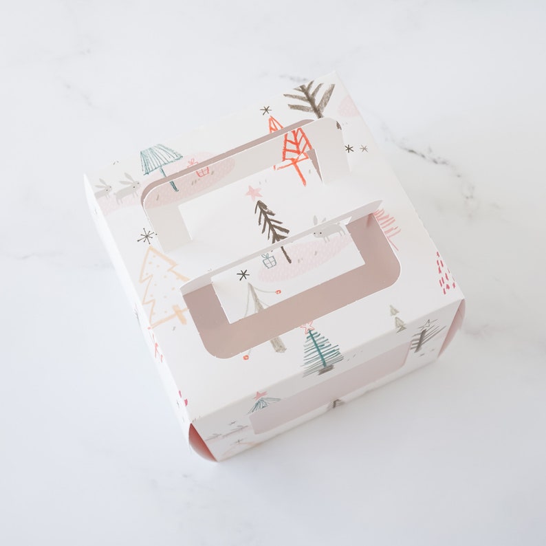 Mini Cake Box With Window Pack of 5 5 1/2 X 5 - Etsy