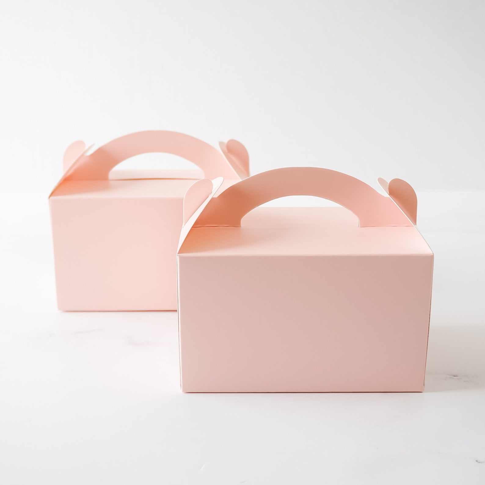 Pink Gable Boxes | Pack of 5 | Cookie Boxes | Pastry Boxes | Bakery ...