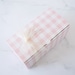 Pink Gingham Cookie Boxes | Pack of 5 | Cookie Boxes | Pastry Boxes ...