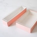 Pink Macaron Box With Clear Lid Pack of 5 Cookie Boxes Pastry Boxes ...