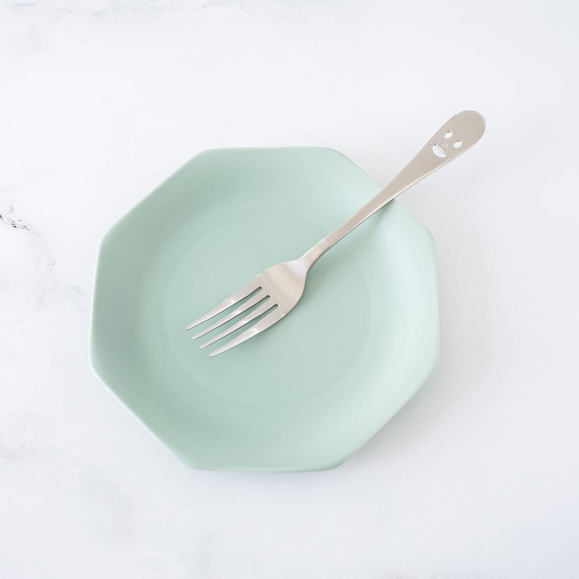 Smiley Face Cutlery | Dessert Spoon | Dessert Fork | Happy Face ...
