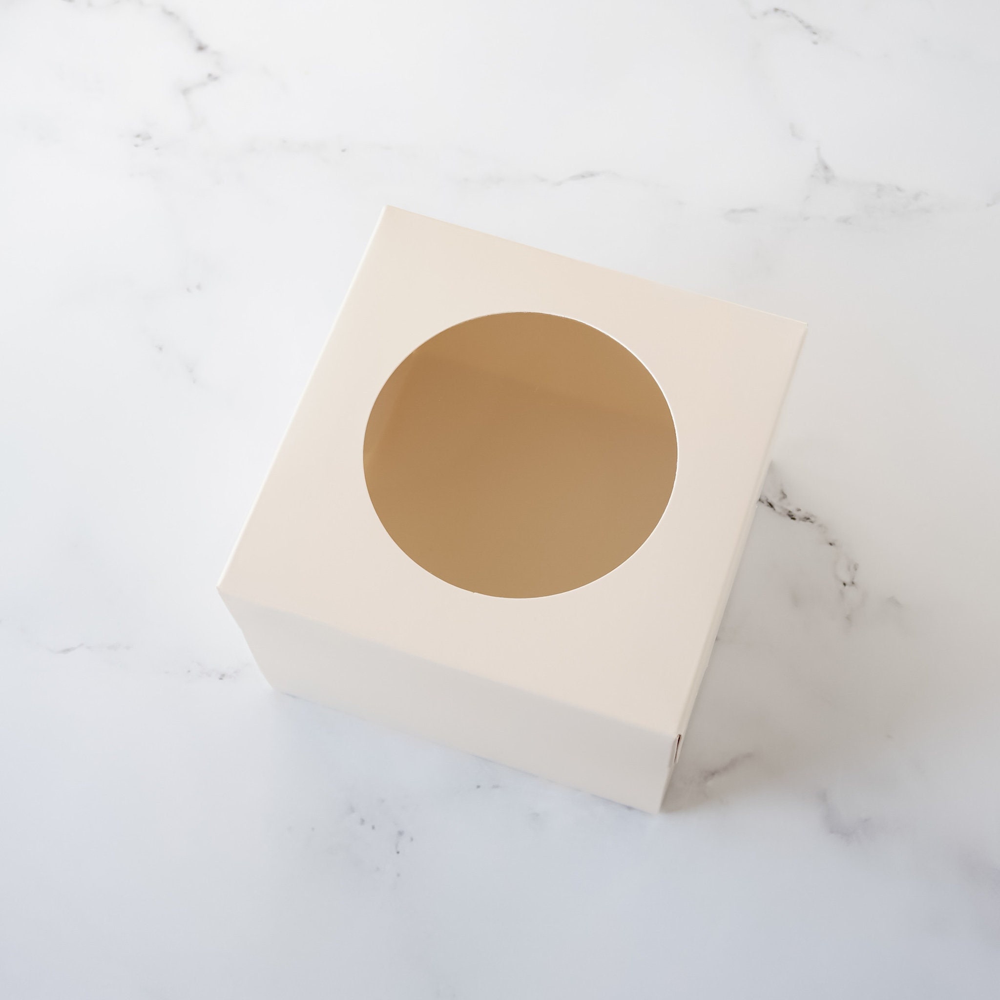 Ivory Cookie Box With Window | Pack of 5 | Cookie Boxes | Pastry Boxes ...