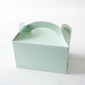 Mint Gable Boxes | Pack of 5 | Cookie Boxes | Pastry Boxes | Bakery ...