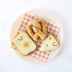 Felt Keychain - Vegetables, Fruits & Breads | Bag Charms | Broccoli ...