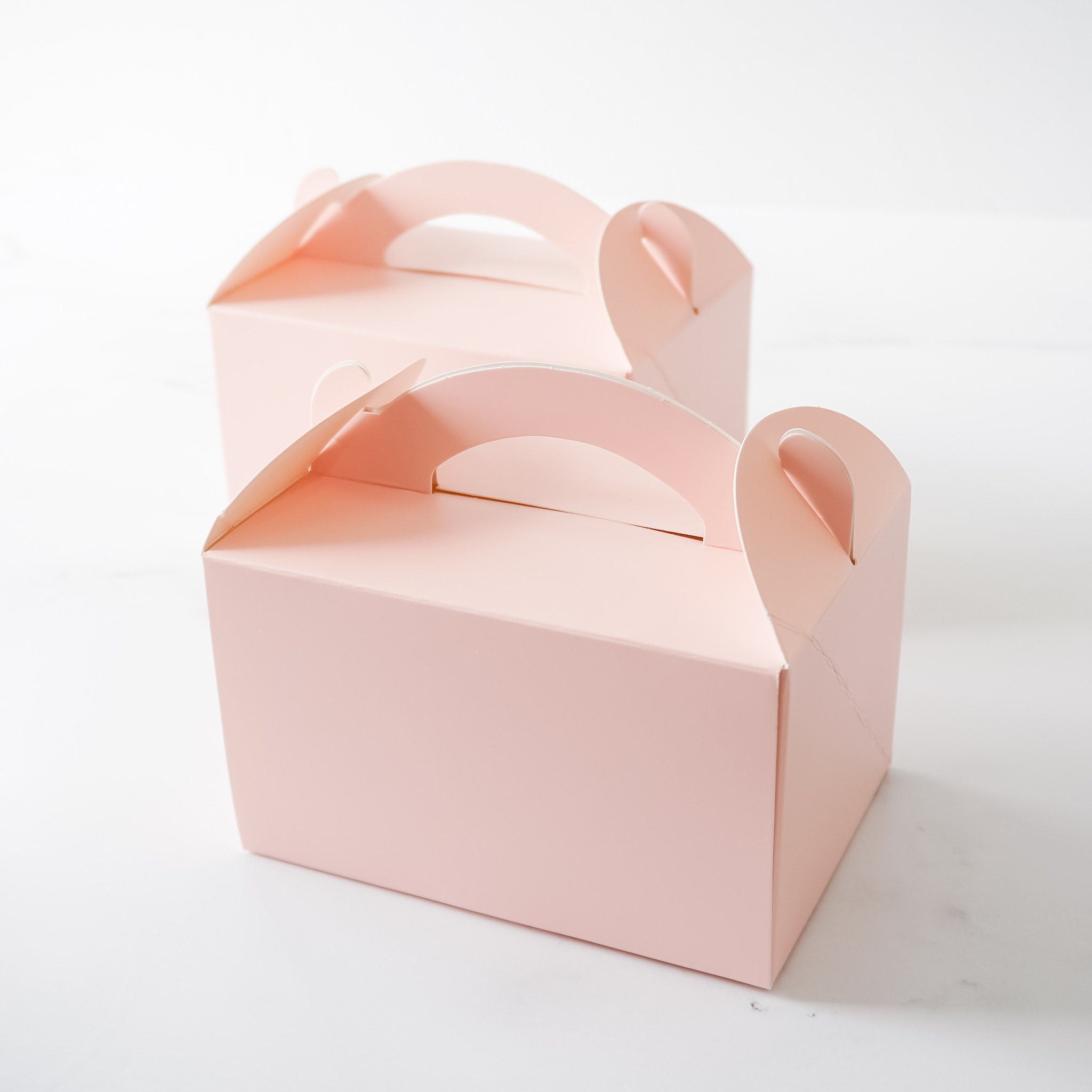 Pink Gable Boxes | Pack of 5 | Cookie Boxes | Pastry Boxes | Bakery ...