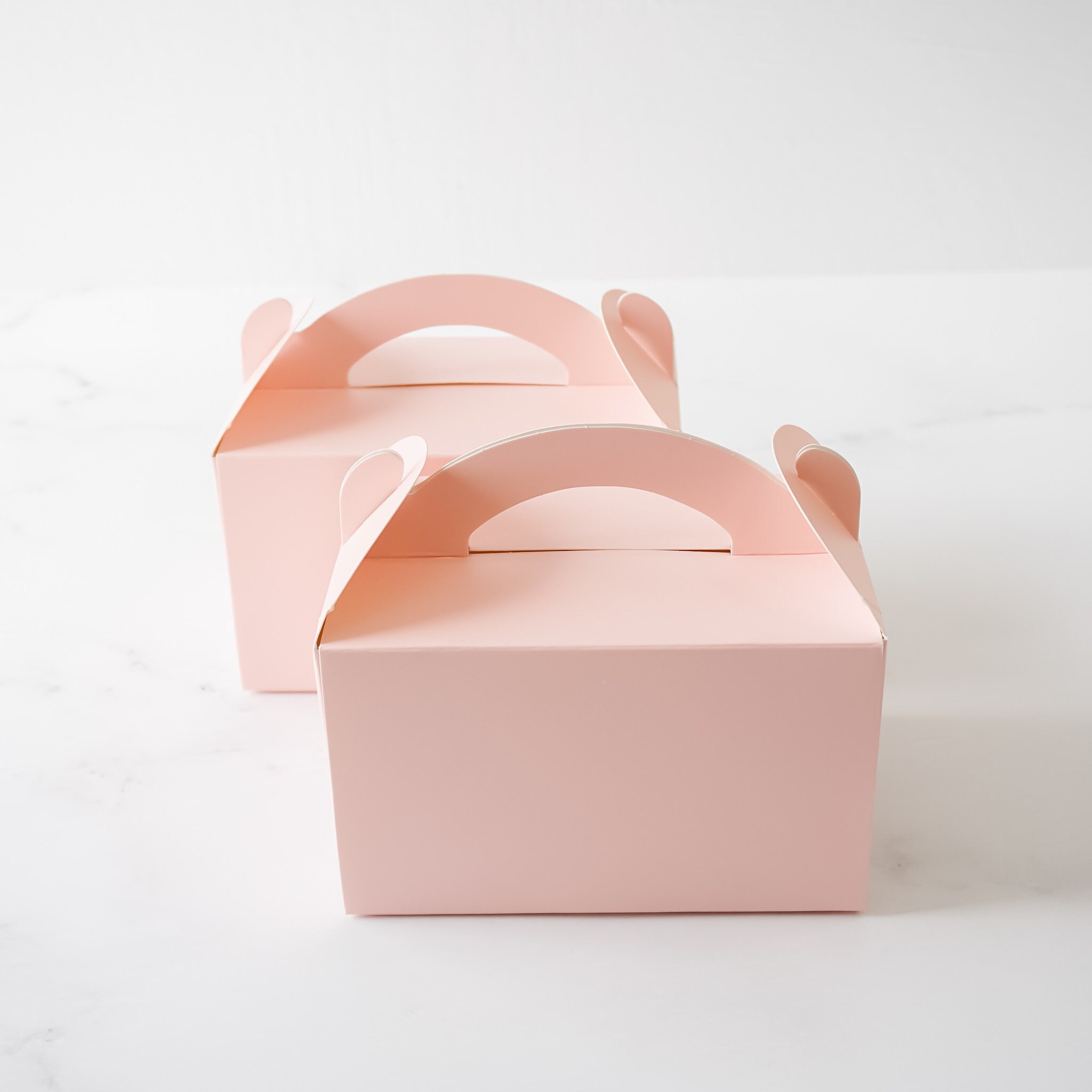 Pink Gable Boxes | Pack of 5 | Cookie Boxes | Pastry Boxes | Bakery ...