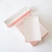 Pink Macaron Box With Clear Lid Pack of 5 Cookie Boxes Pastry Boxes ...