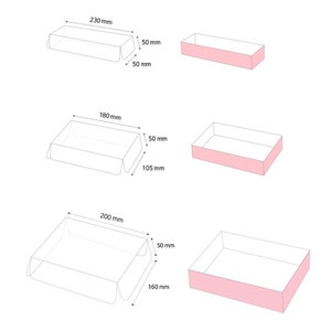 Pink Macaron Box With Clear Lid | Pack of 5 | Cookie Boxes | Pastry ...