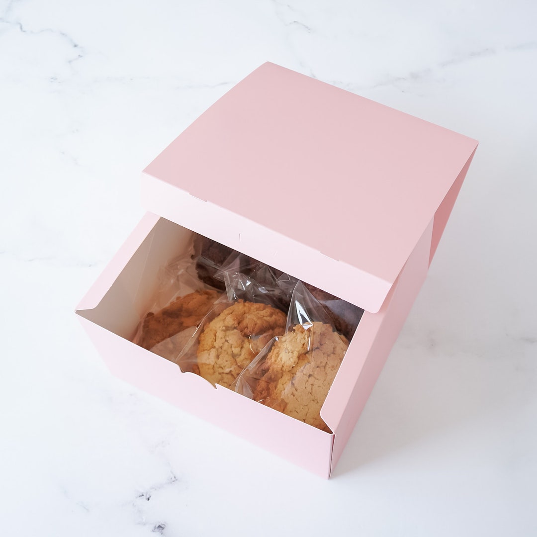 Pink Bakery Boxes | Pack of 5 | Pink Cake Boxes | Pastry Boxes | Bakery ...