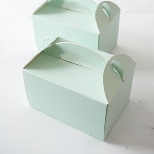 Mint Gable Boxes | Pack of 5 | Cookie Boxes | Pastry Boxes | Bakery ...
