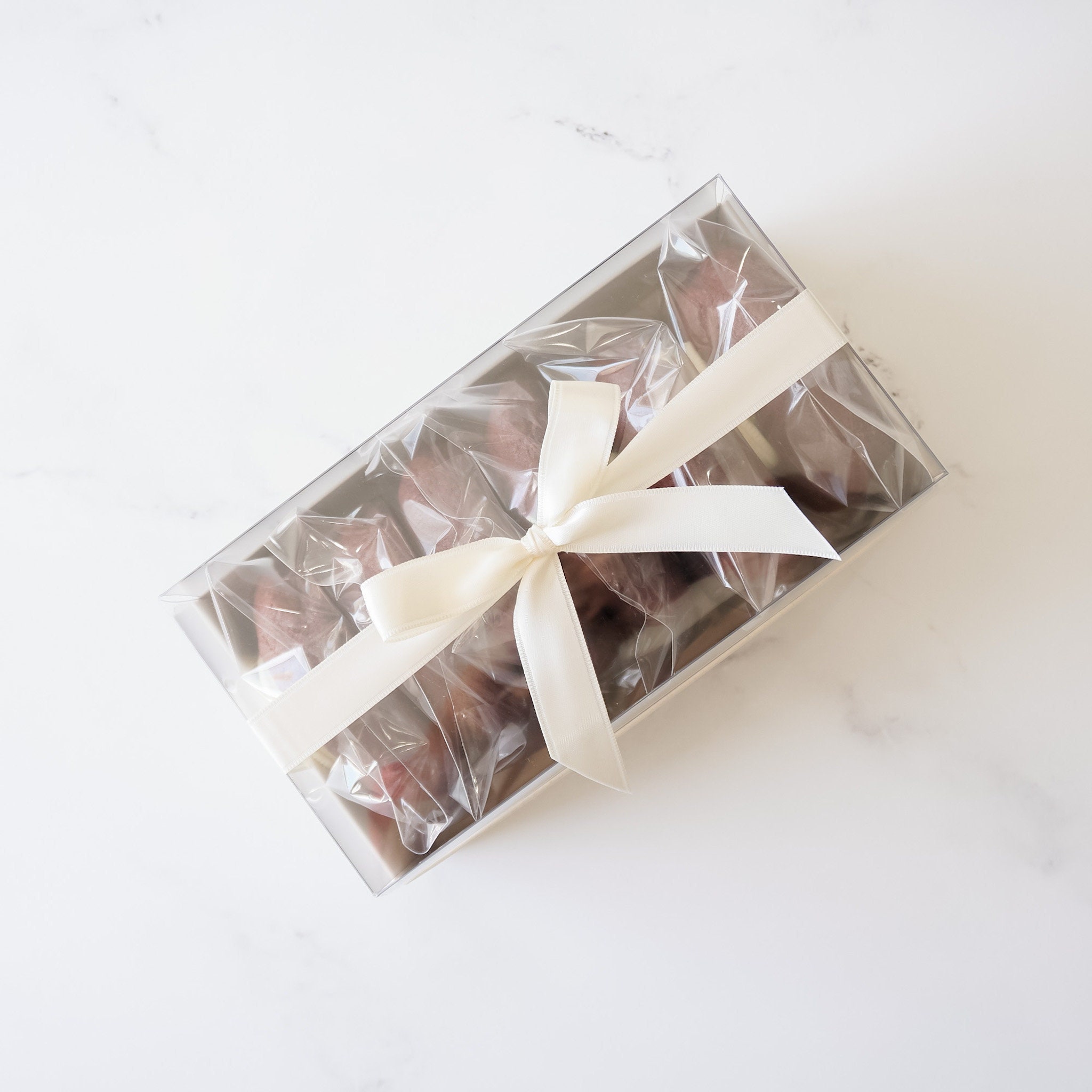 Natural Cookie Box With Clear Lid Pack of 5 Cookie Boxes Pastry Boxes ...