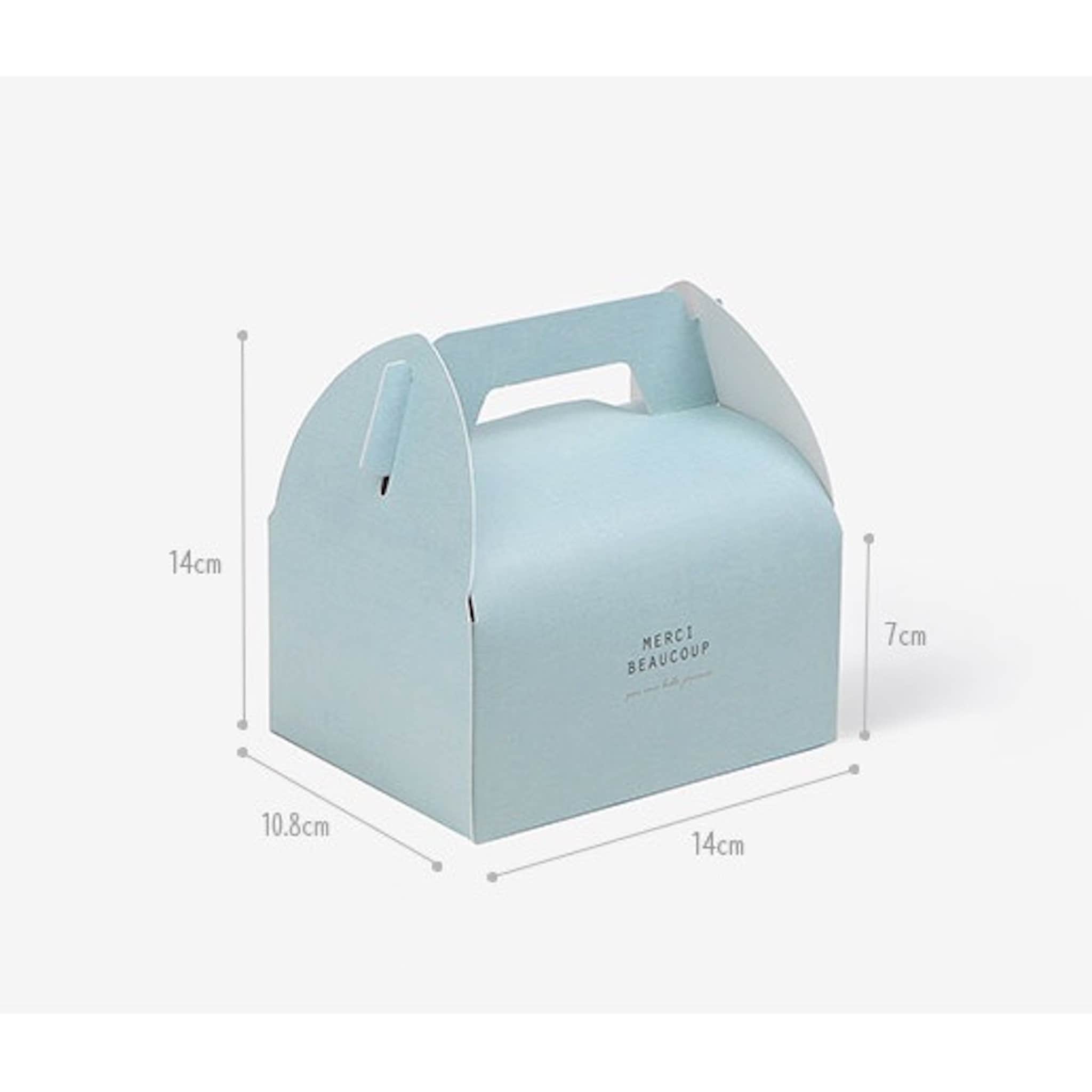 Blue Gingham Gable Boxes Pack of 5 Cookie Boxes Pastry - Etsy