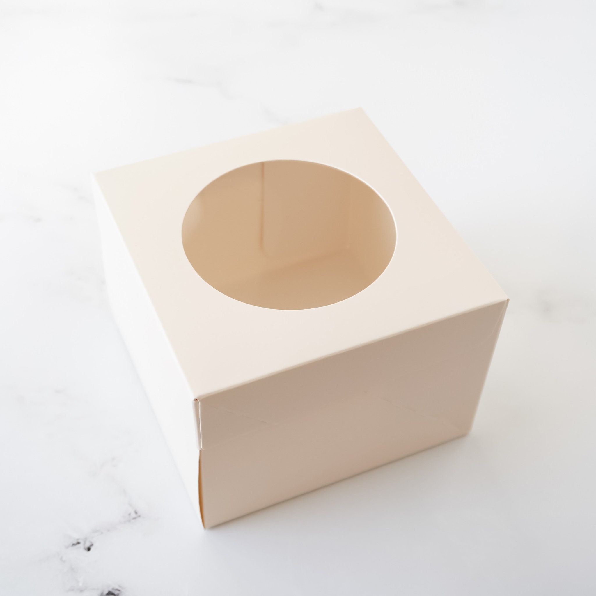 Ivory Cookie Box With Window | Pack of 5 | Cookie Boxes | Pastry Boxes ...