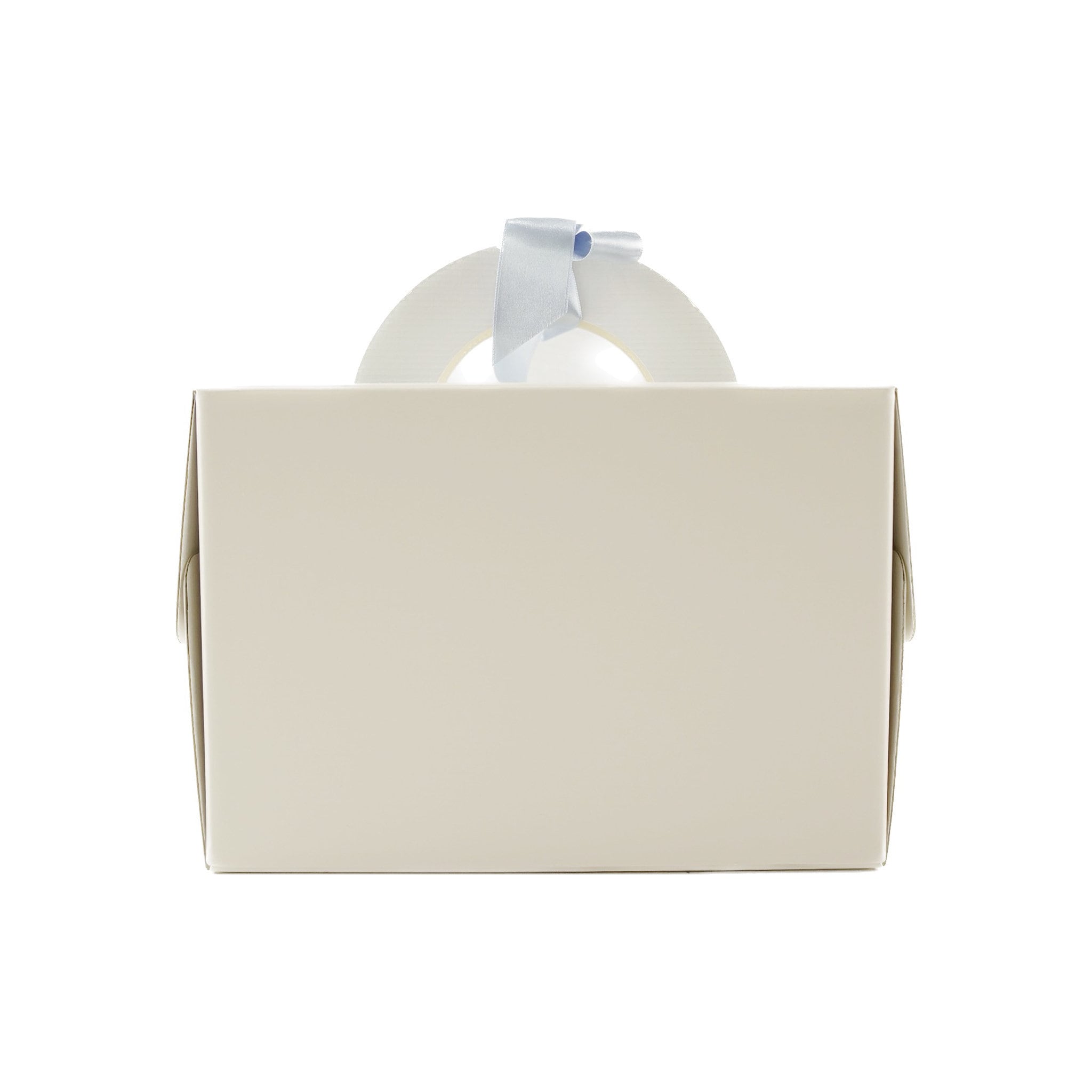 Ivory Cake Box With Window Pack of 5 8 1/4 X 8 1/4 X 6 Cake Boxes With ...