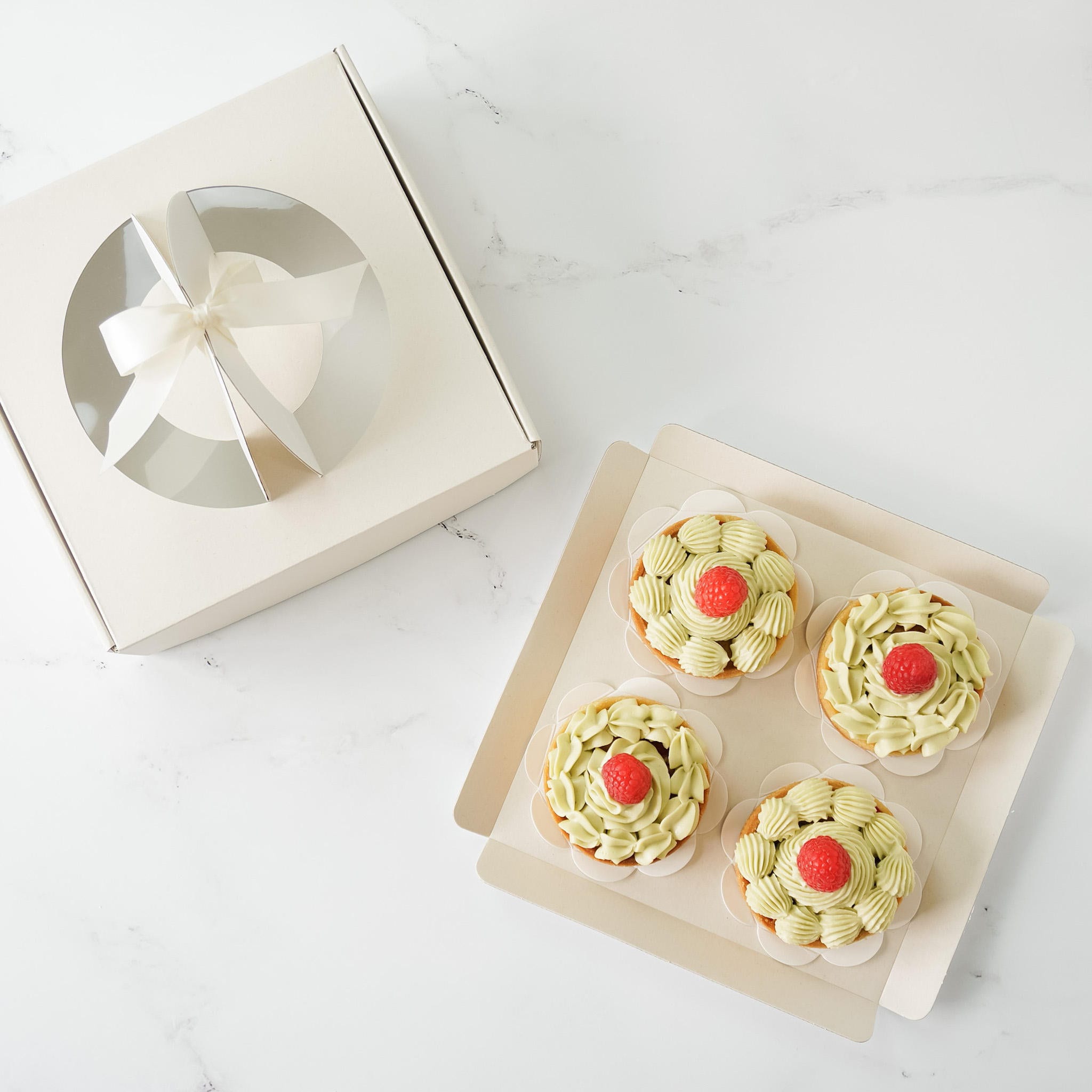 Bakery Boxes With Window Pack of 5 Pie Boxes Pastry Boxes Cookie Boxes ...