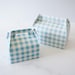 Blue Gingham Gable Boxes Pack of 5 Cookie Boxes Pastry - Etsy