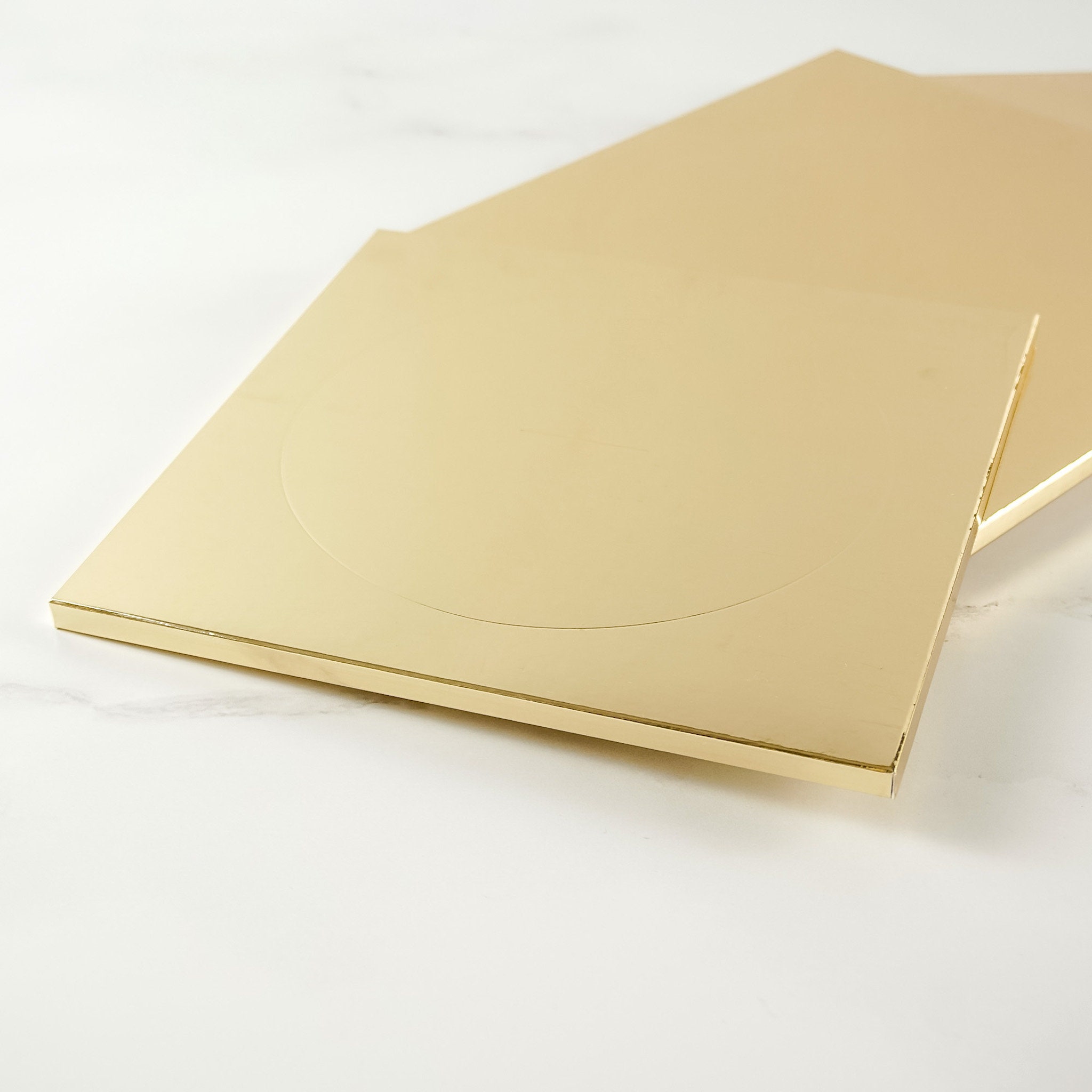 Gold Cake Boards Pack of 5 Premium Gold Glossy Cake Boards 8 1/16 X 8 1 ...