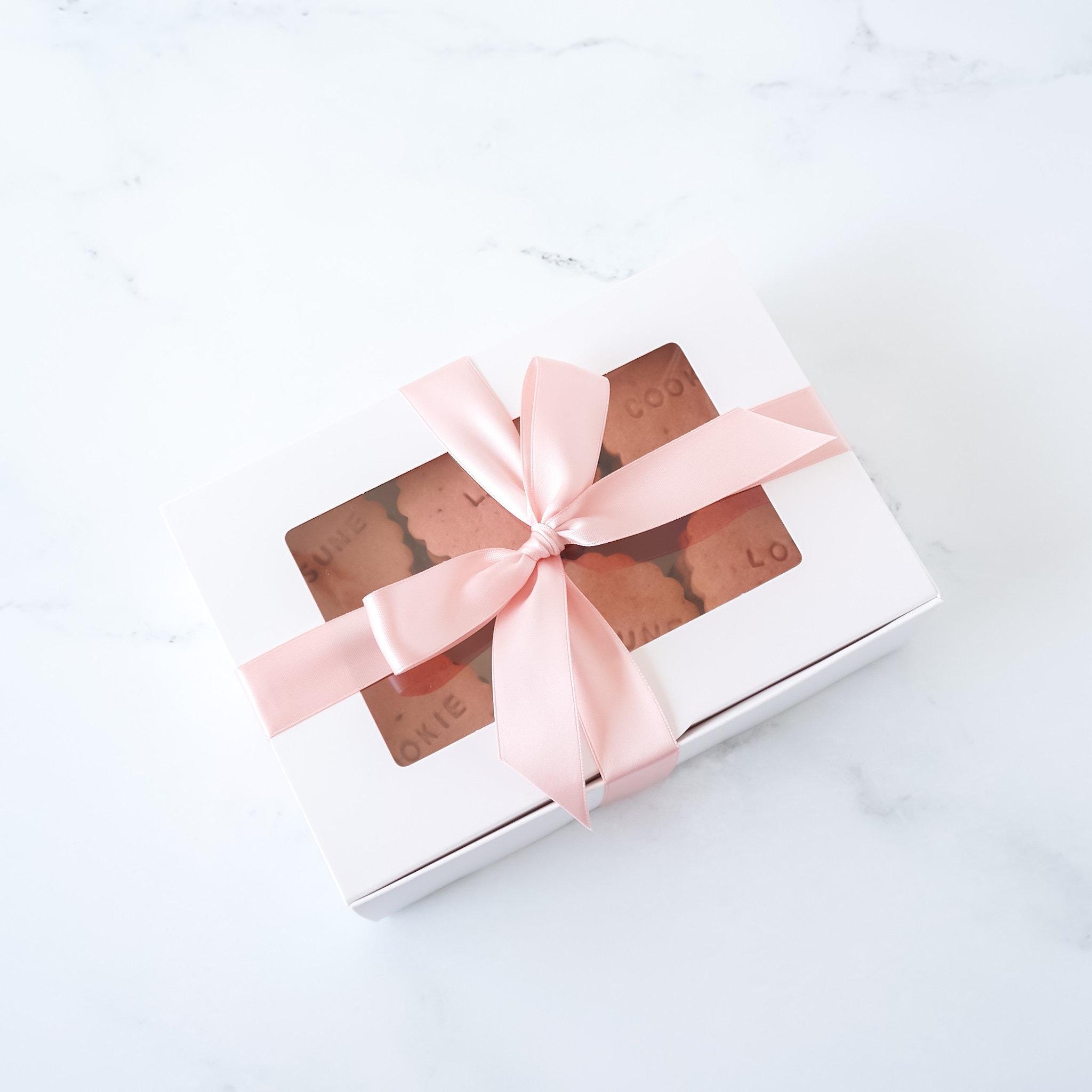 White Cookie Box With Window | Pack of 5 | White Bakery Boxes | Macaron ...