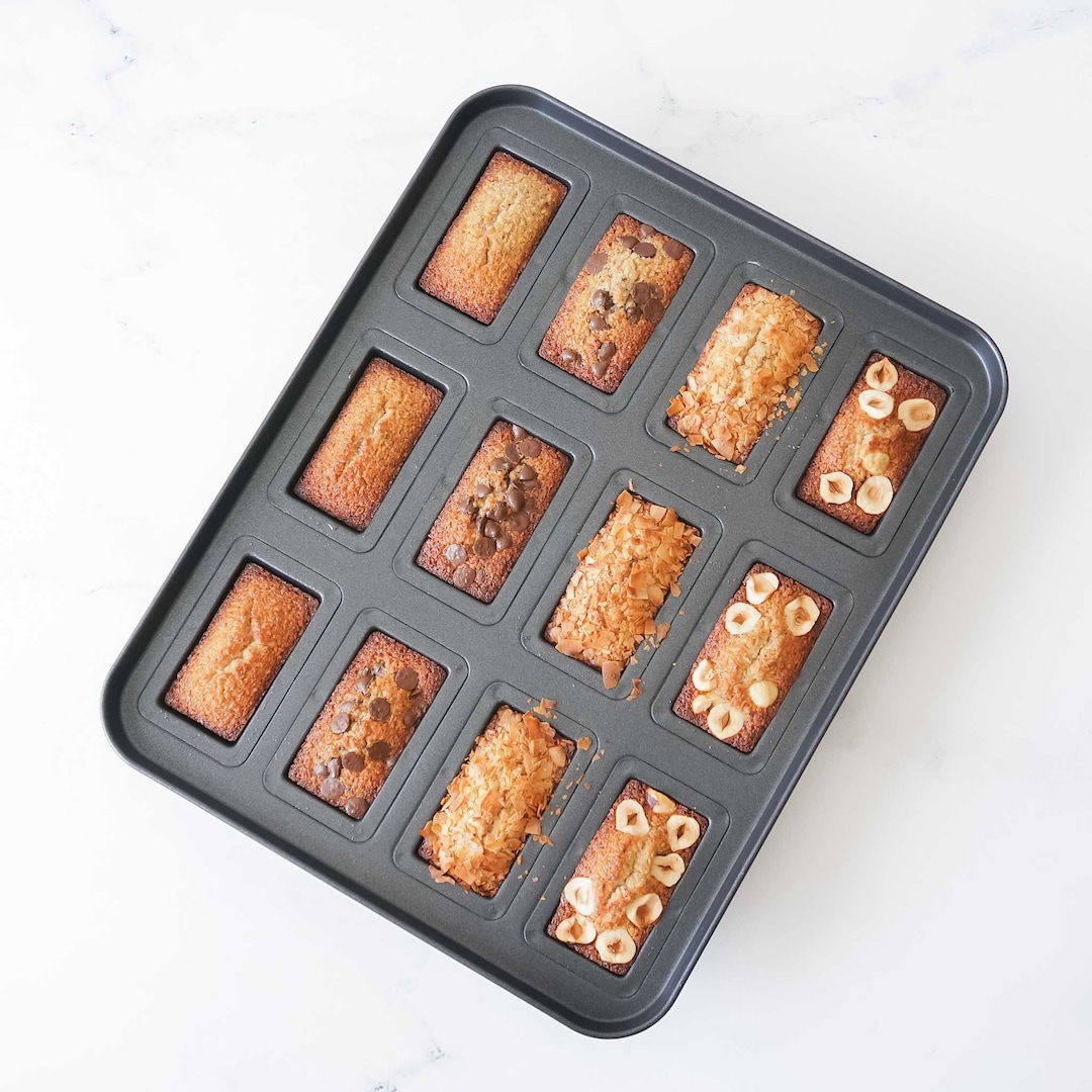 12-cavity Financier Cake Pan: Nonstick Aluminum Baking Mold - Etsy