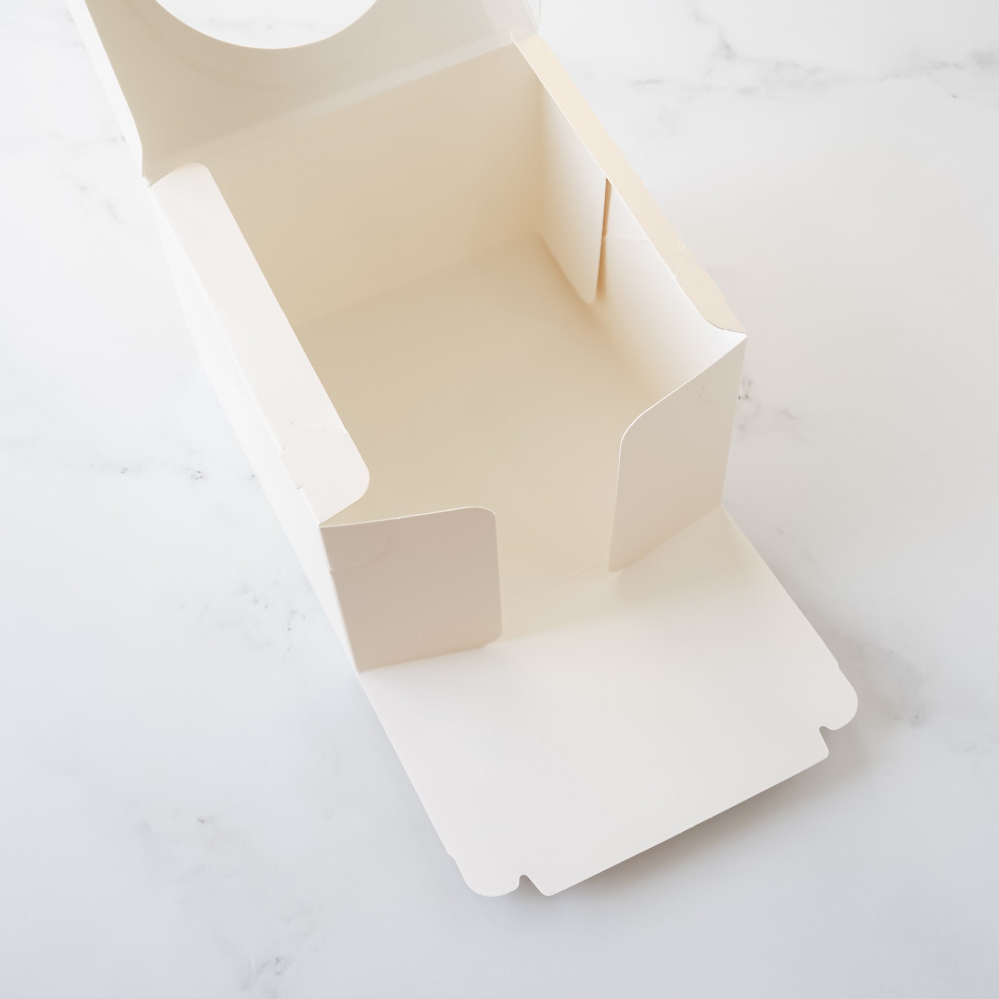 Ivory Cookie Box With Window | Pack of 5 | Cookie Boxes | Pastry Boxes ...