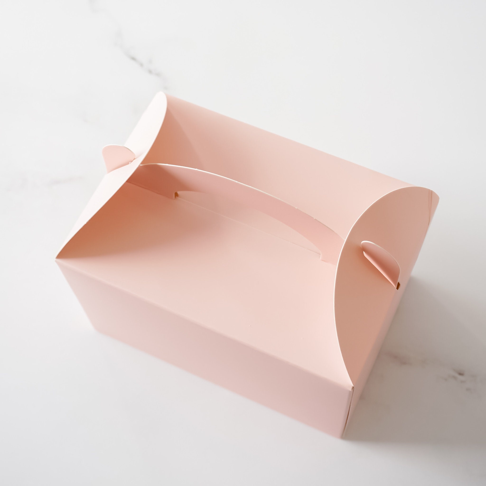 Pink Gable Boxes | Pack of 5 | Cookie Boxes | Pastry Boxes | Bakery ...