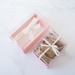 Pink Cookie Box With Clear Lid Pack of 5 Cookie Boxes Pastry Boxes ...