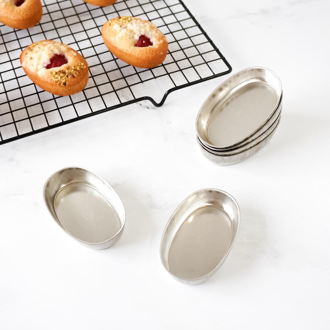 Oval Silicone-coated Financier Pans – Set of 6 | Matsunaga Japan ...