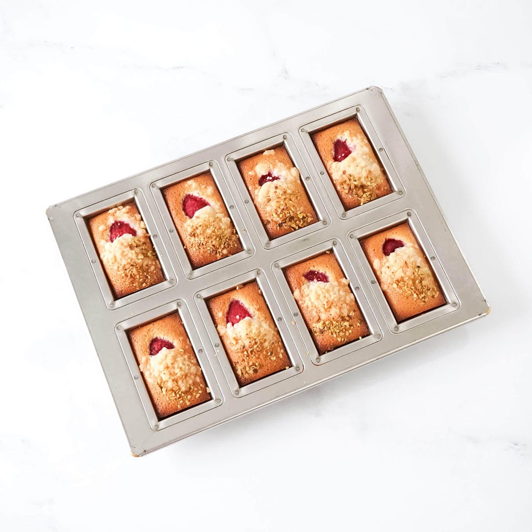 Silicone Coated Financier Pan - 8 Cavity | Matsunaga Japan | Financier ...