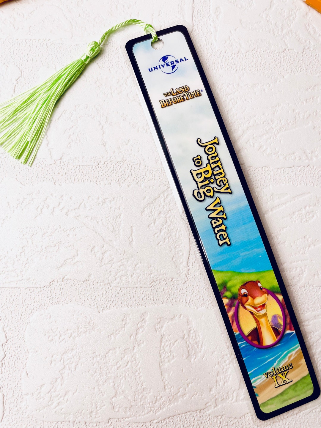 Recycled/upcycled the Land Before Time VHS Tape Bookmark With Tassel - Etsy