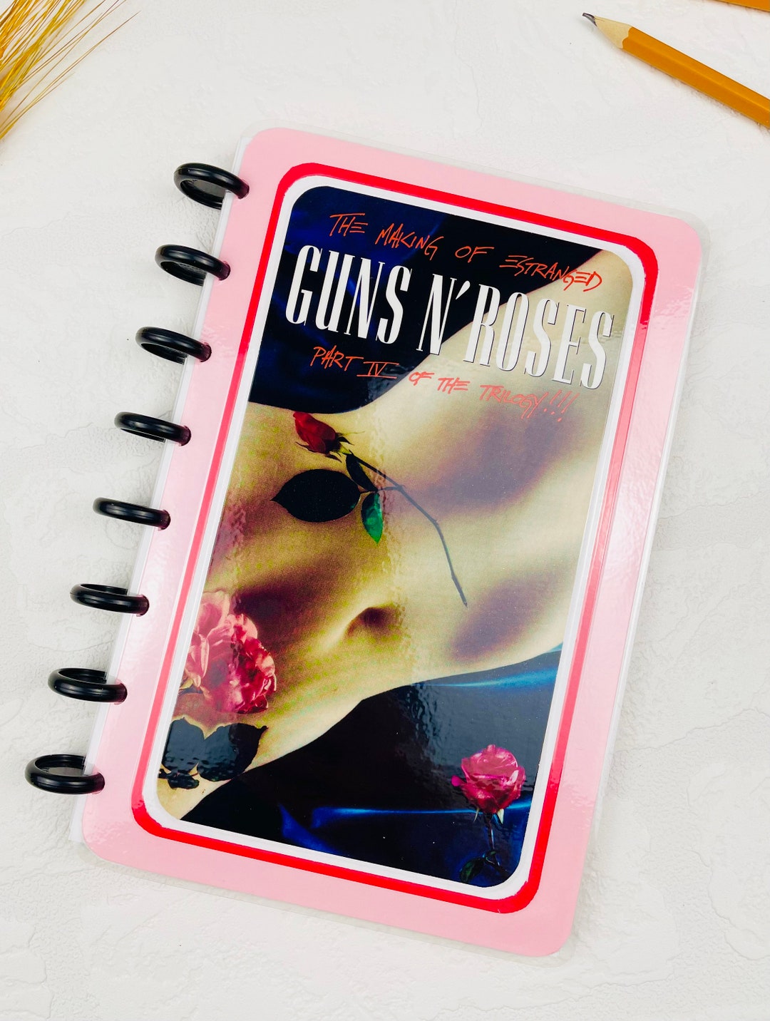 Recycled/upcycled Guns N' Roses VHS Notebook or Journal, Discbound ...
