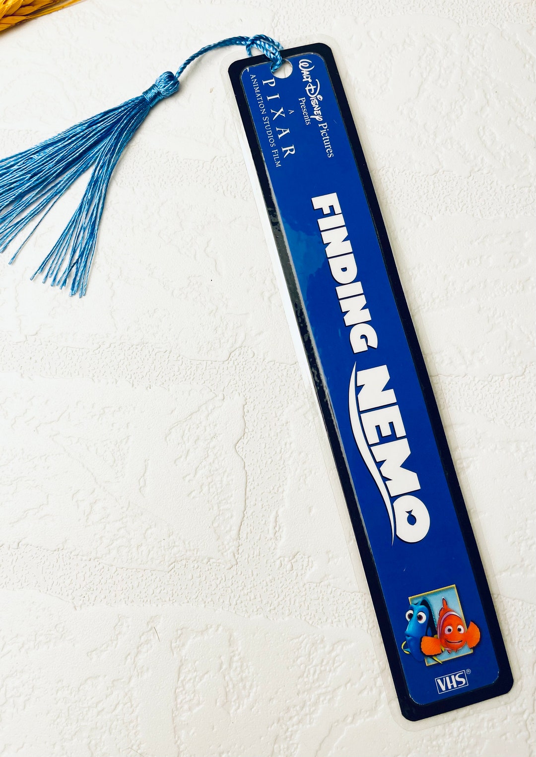 Recycled/upcycled Finding Nemo VHS Tape Bookmark With Tassel - Etsy