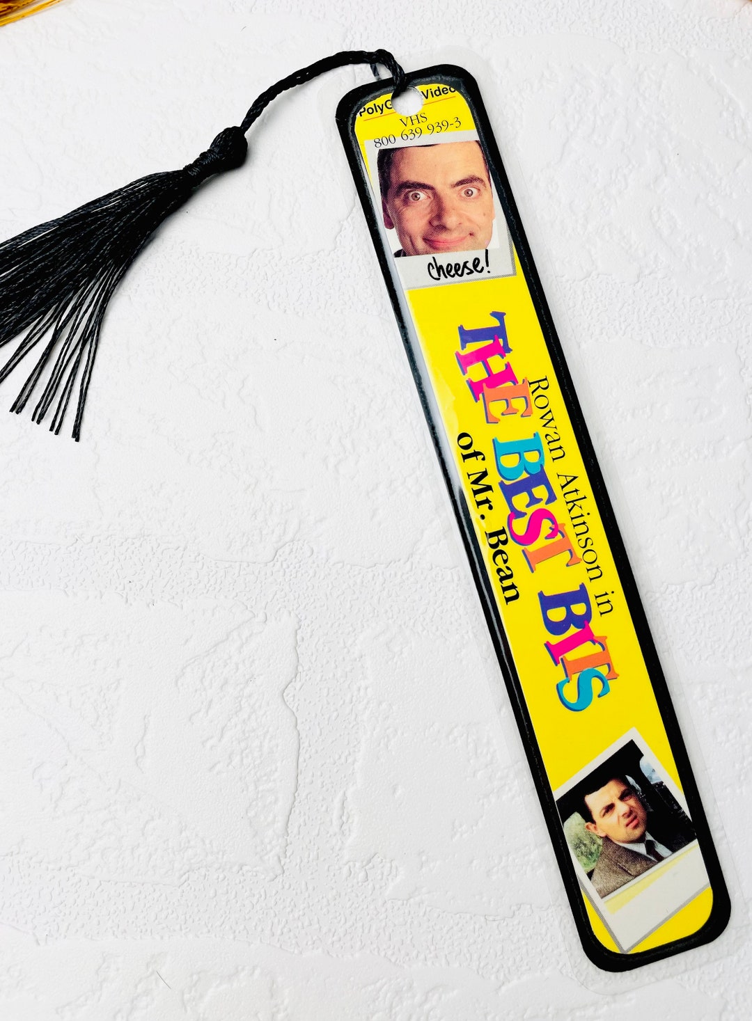 Recycled/upcycled Mr. Bean VHS Tape Bookmark With Tassel - Etsy UK
