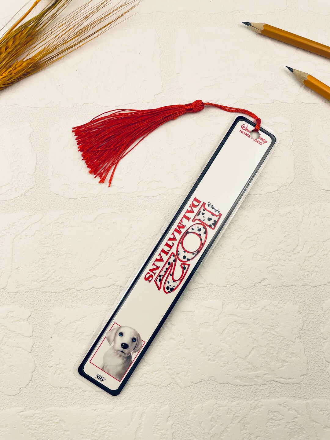 Recycled/upcycled 102 Dalmatians VHS Tape Bookmark With Tassel - Etsy