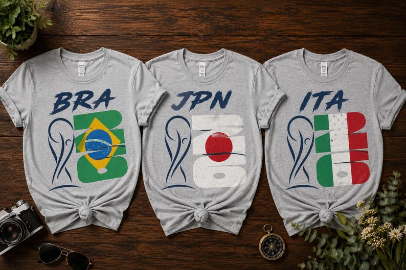 2026 Soccer Fan Shirt, Brazil Graphic Tee, International Football ...