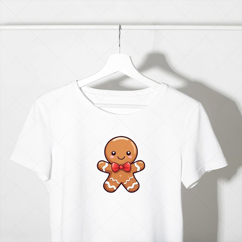 The Gingerbread Man Clip Art SVG, Christmas, Digital Download, Holiday ...