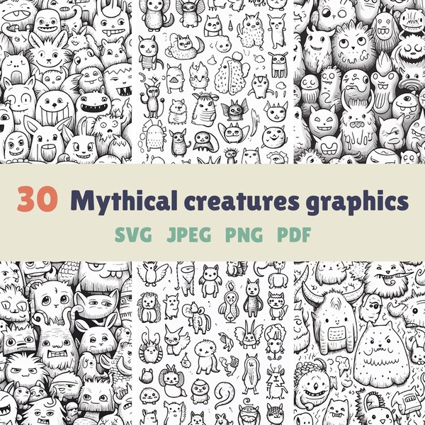Mythical Svg - Etsy