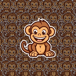 Monkey Clip Art SVG, Commercial Use, Animal Svg, Digital Download, Svg ...