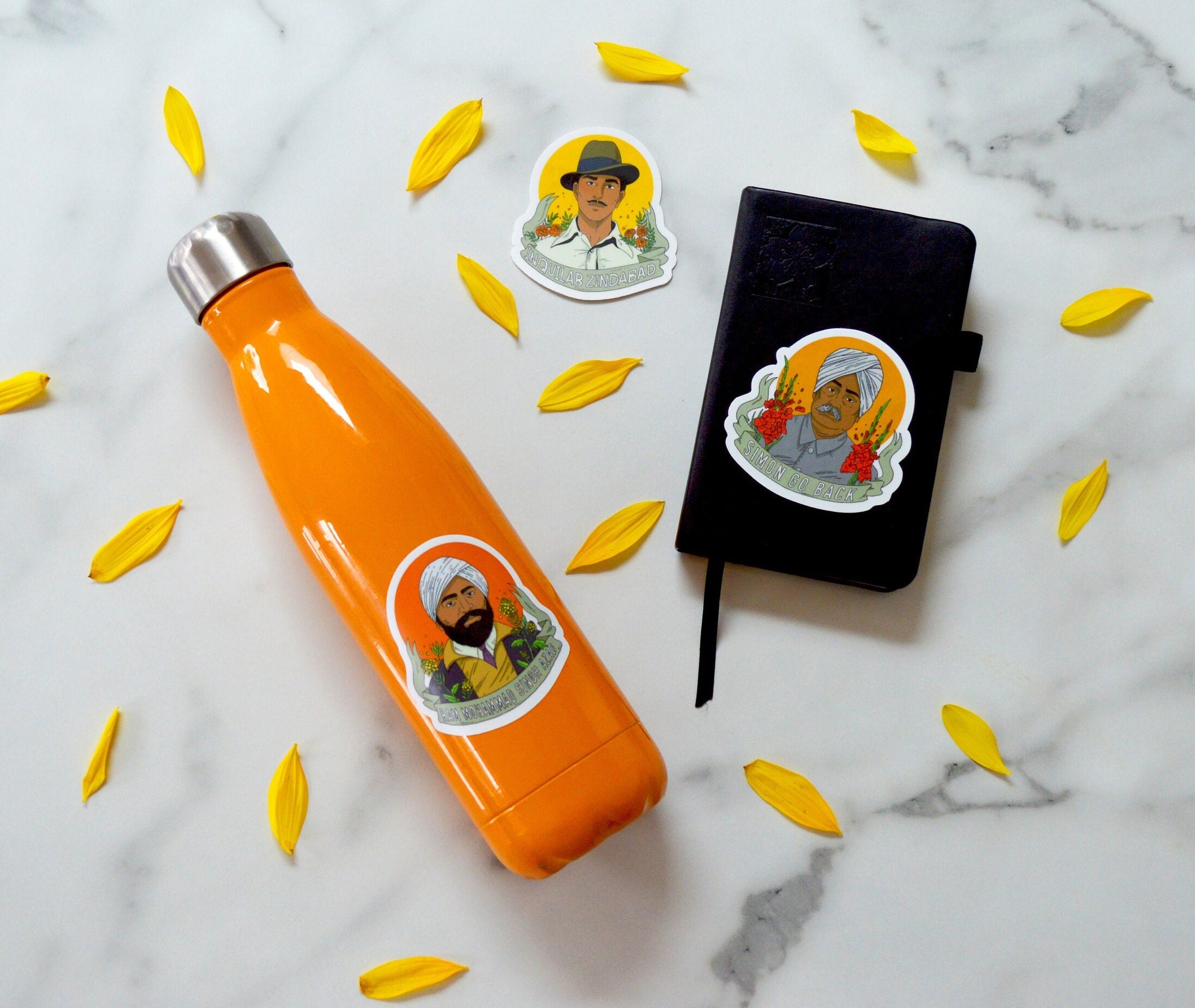 Punjab Revolutionaries Sticker Pack Shaheeds Bhagat Singh - Etsy