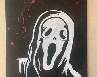 Scream/ Ghostface Scream 4 Me Canvas Painting - Etsy