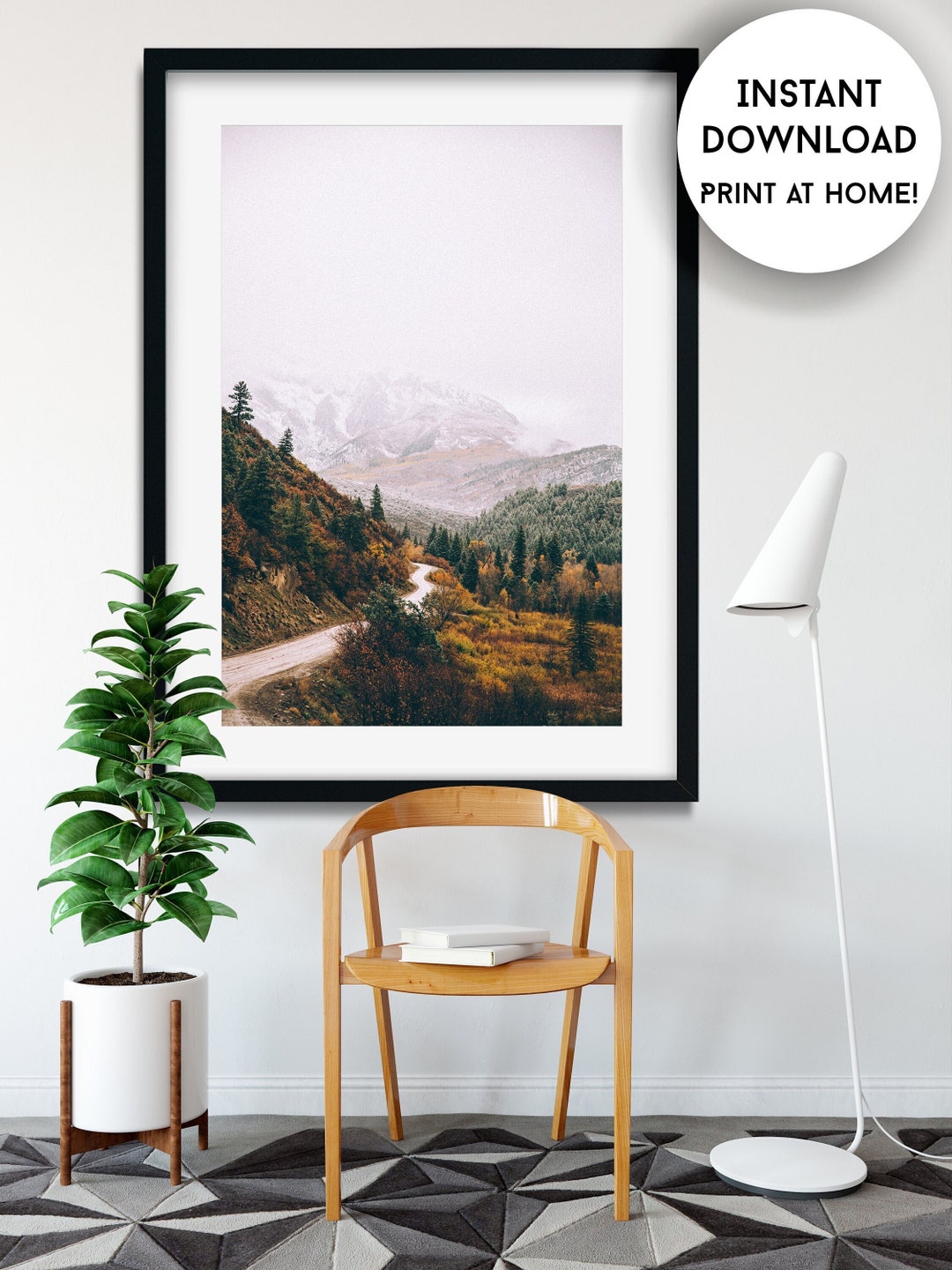 Printable Colorado Landscape Wall Print, Mountain Wall Art, Colorado ...