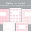10 Editable Sweet Donut Binder Covers, Includes 1, 1.5, 2" Spines ...
