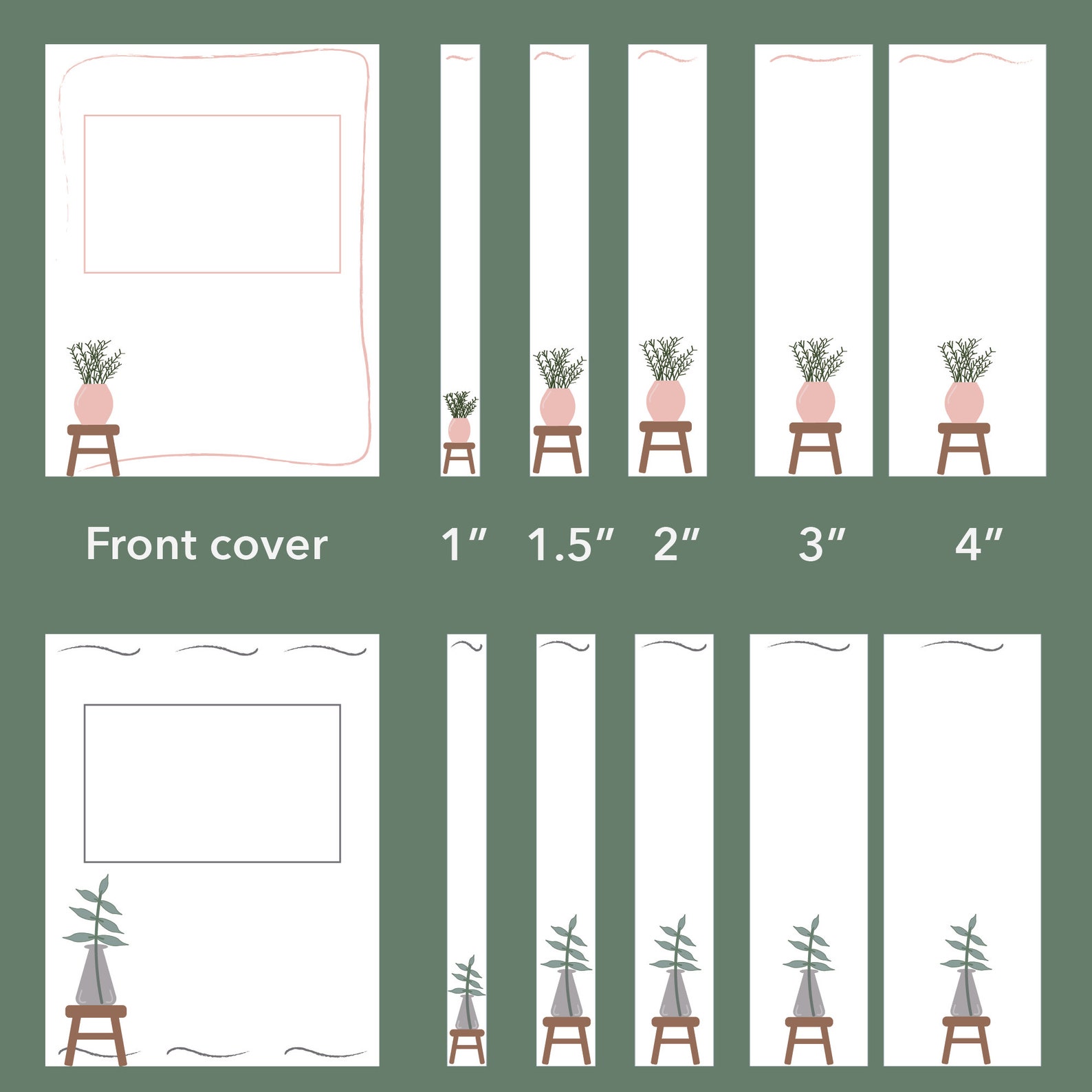 Printable Plant Binder Covers With Matching Spine Covers | Printable ...