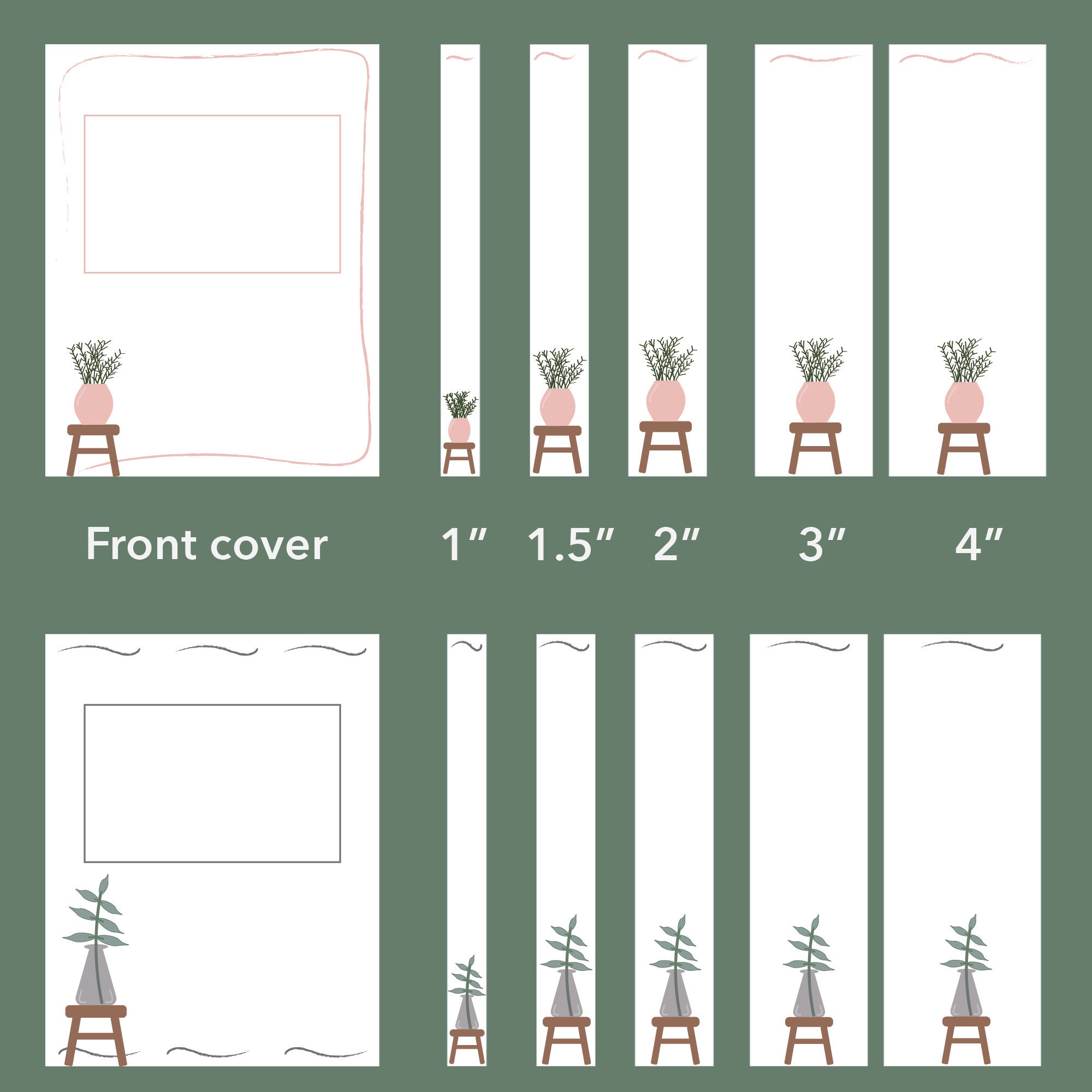 Printable Plant Binder Covers With Matching Spine Covers | Printable ...