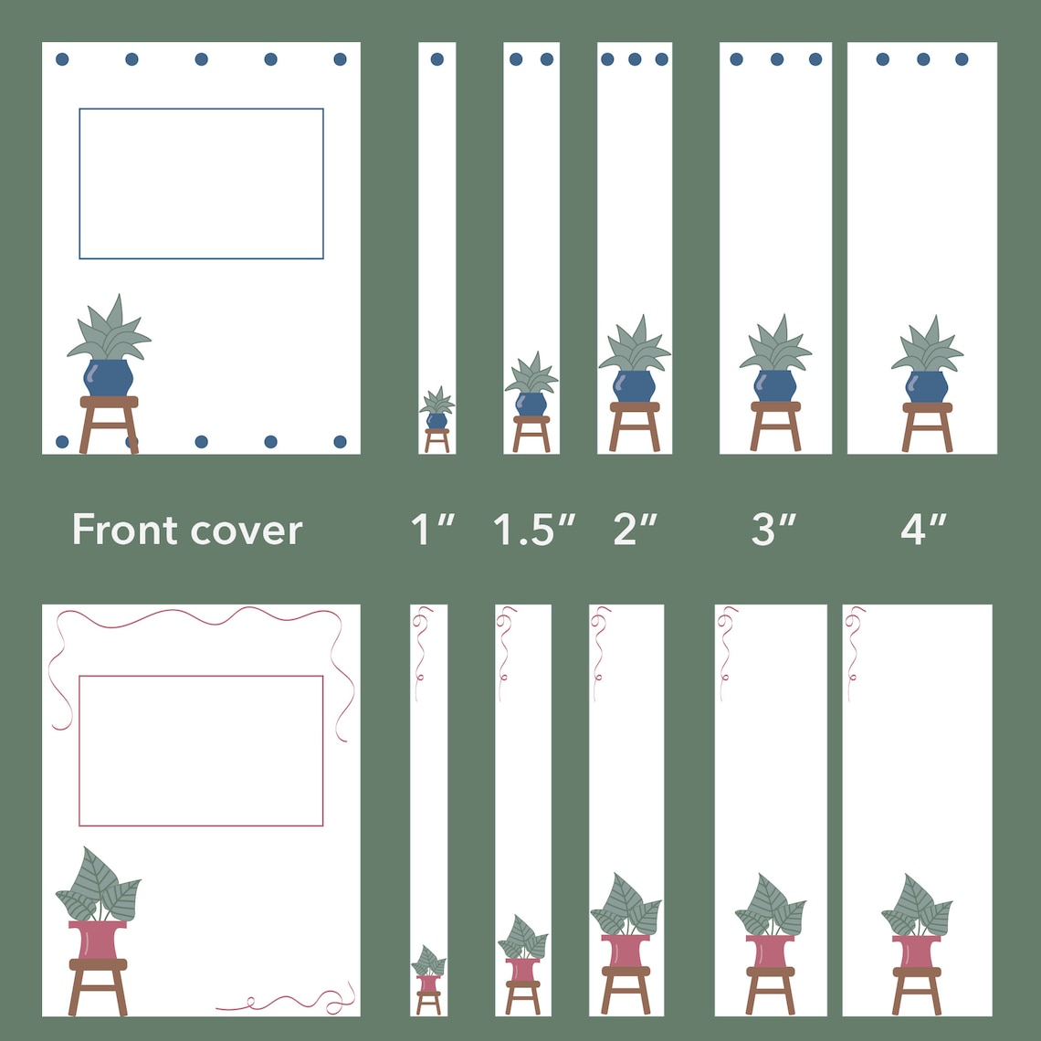 Printable Plant Binder Covers With Matching Spine Covers | Printable ...