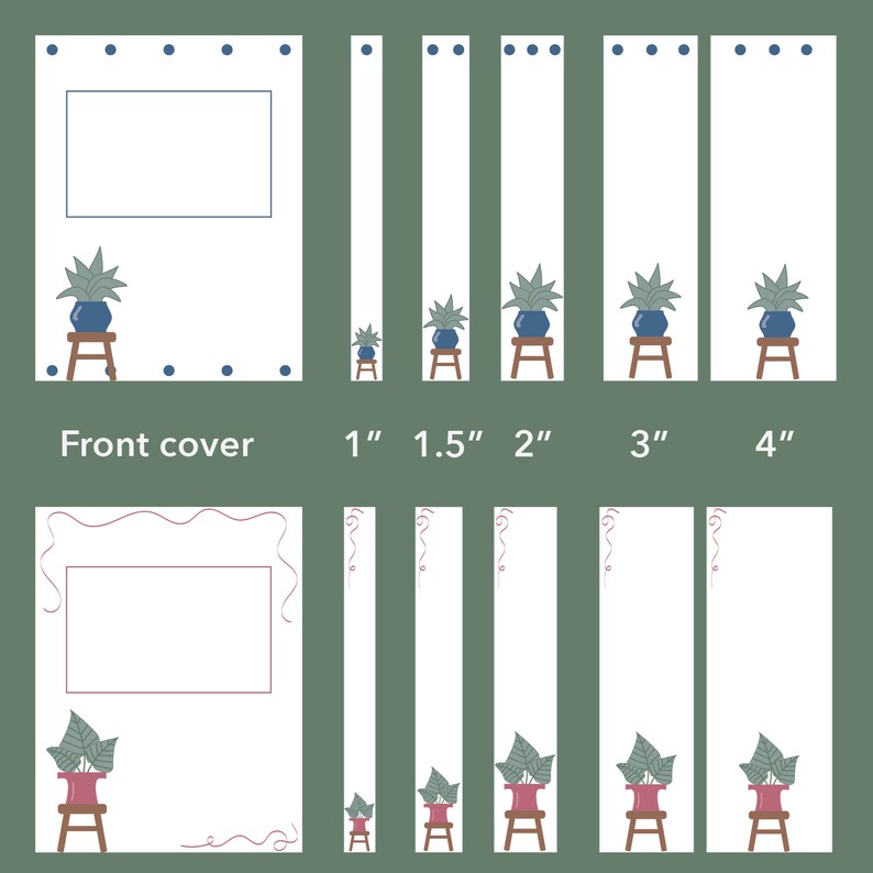 Printable Plant Binder Covers With Matching Spine Covers | Printable ...