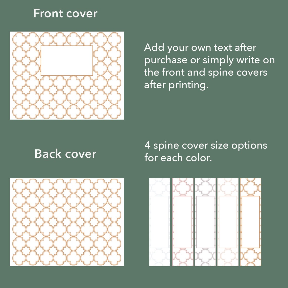 Printable Landscape Binder Cover Set | Binder Covers | Binder Covers ...