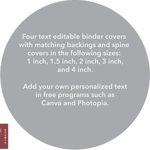 Printable Binder Cover Set | Polka Dot Binder Covers Set Printable - Etsy