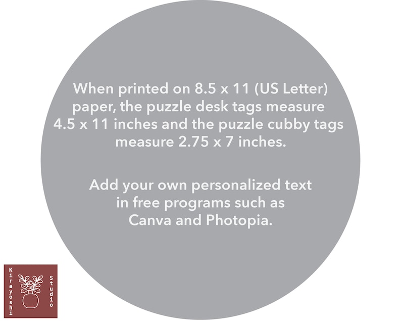 Puzzle Theme Printable Classroom Bundle | Nametags for Desks and ...